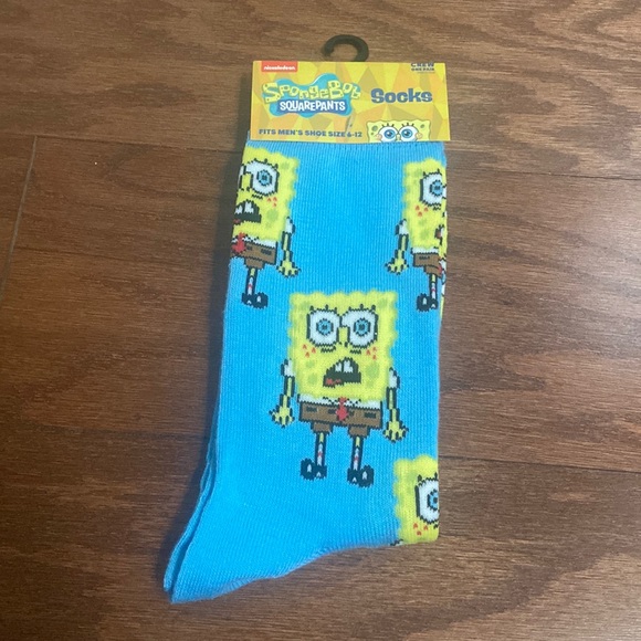 Nickelodeon | Underwear & Socks | Mens Spongebob Squarepants Crew Socks ...